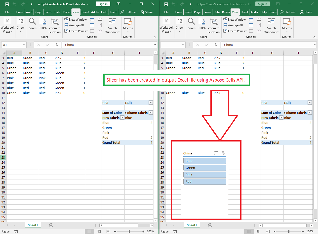 Create Slicer To A Pivot Table Documentation